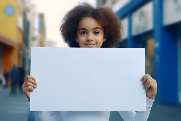 Premium AI Image | Smiling Young Girl Playfully Hiding Behind a Sign ... Premium AI Image | Smiling Young Girl Playfully Hiding Behind a Sign ...