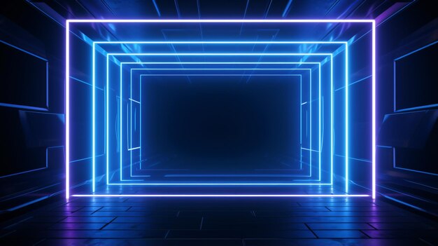 Premium Photo | Smoke fog neon glowing blue laser rectangle frame Premium Photo | Smoke fog neon glowing blue laser rectangle frame