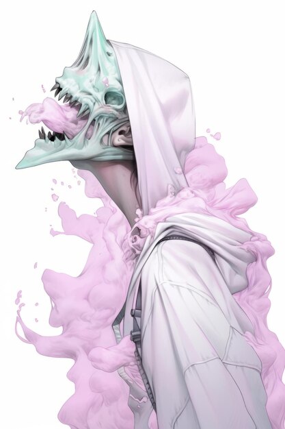 Premium Ai Image Smokewreathed Queen Jezebel The Demiurge Of Razor