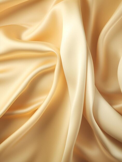 Premium Photo Smooth Elegant Golden Silk Or Satin Luxury Cloth