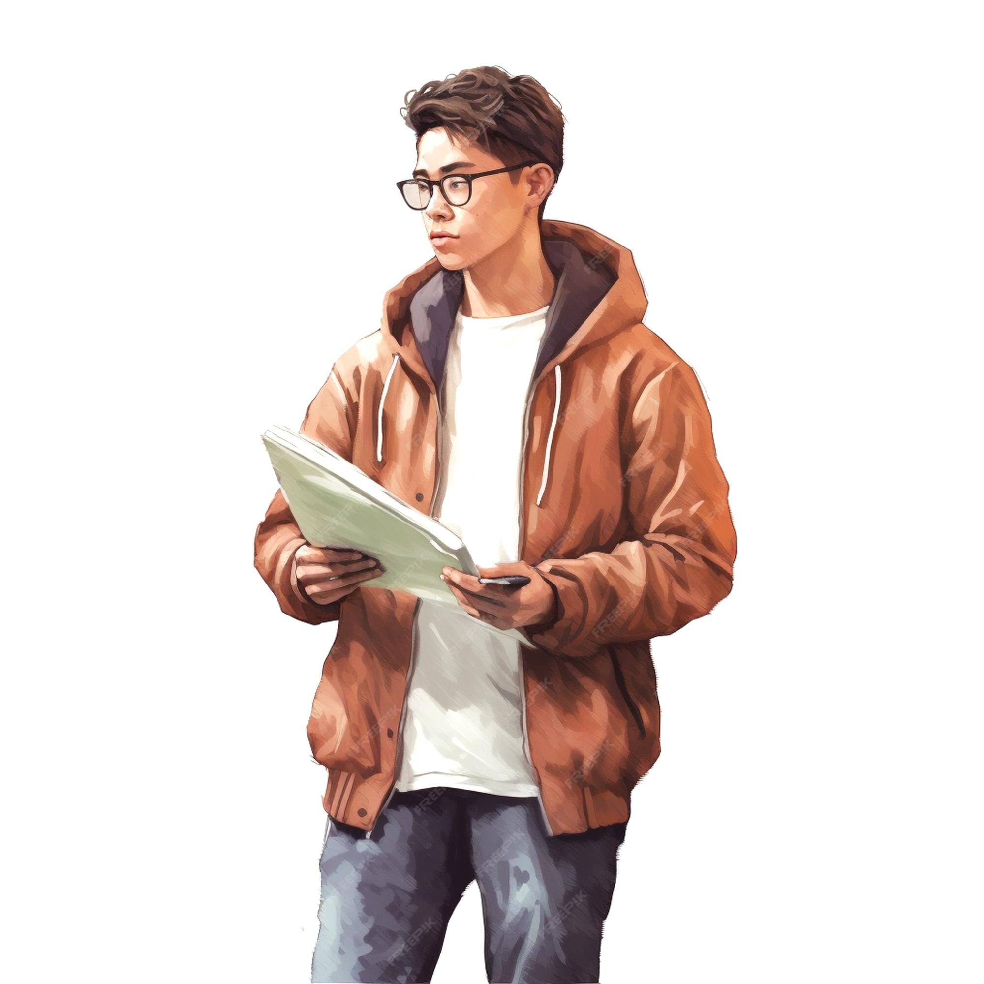 Premium AI Image | snapshot of a student Premium AI Image | snapshot of a student