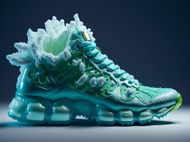 Premium AI Image | Sneaker Advertisement AI generated Premium AI Image | Sneaker Advertisement AI generated
