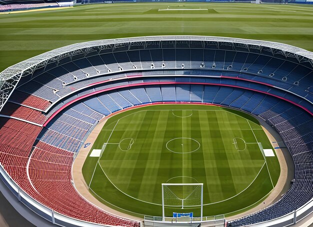 Premium AI Image | Soccer arena stadium Premium AI Image | Soccer arena stadium