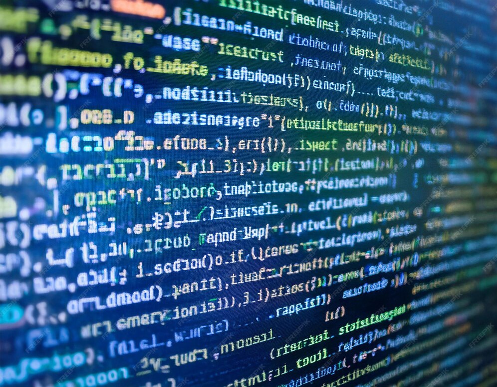 Premium Photo | Software code on a computer screen illustrating programming coding and software ...