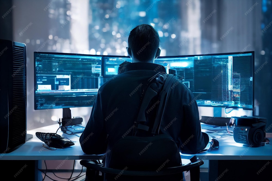 Premium Photo | Software developer programmer hacker coding scripts for ...