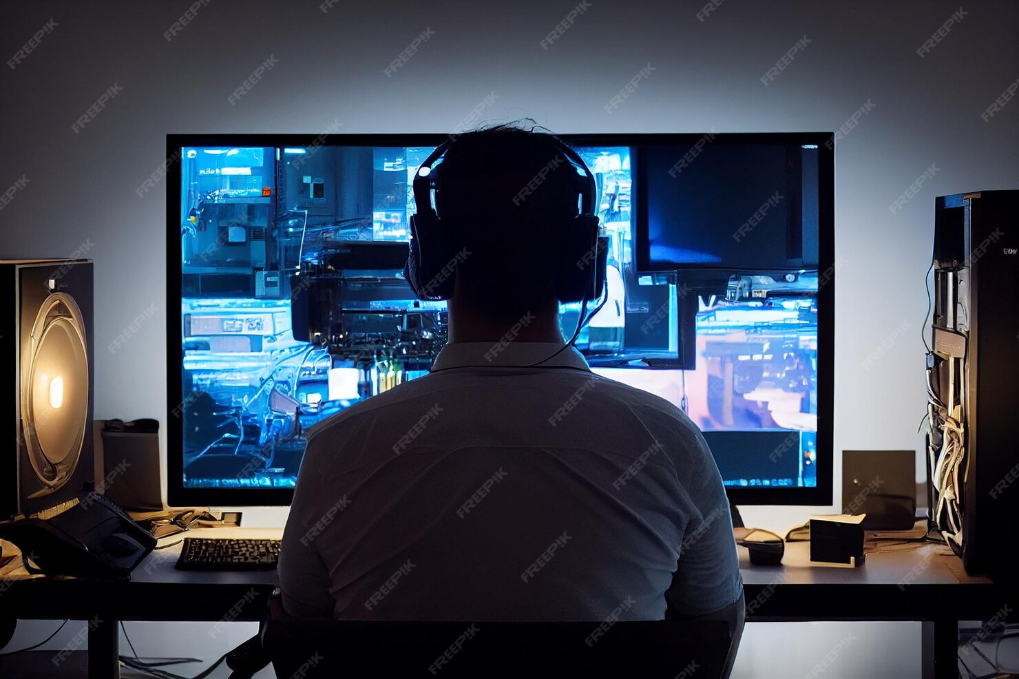 Premium Photo Software Developer Programmer Hacker Coding Scripts For Cybersecurity Company