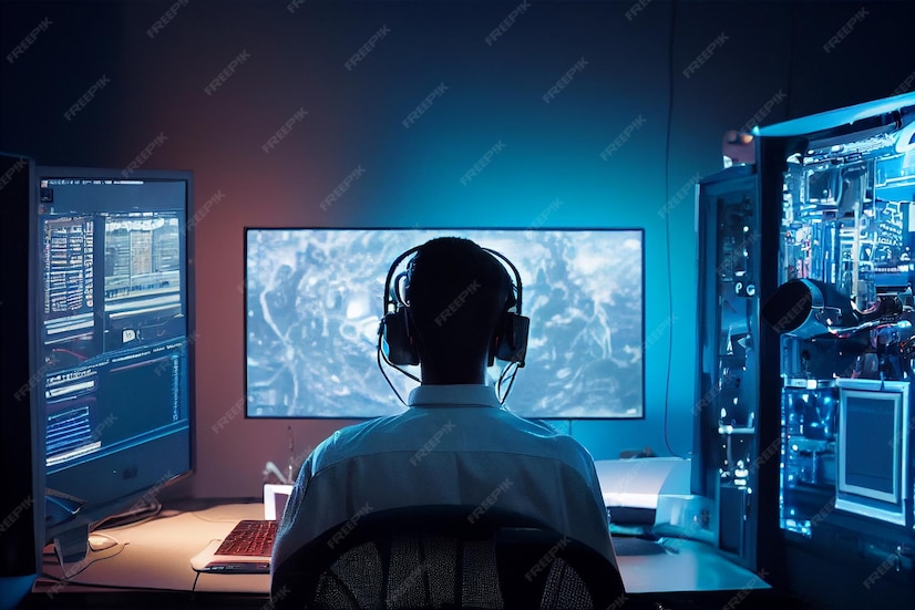 Premium Photo | Software developer programmer hacker coding scripts for ...