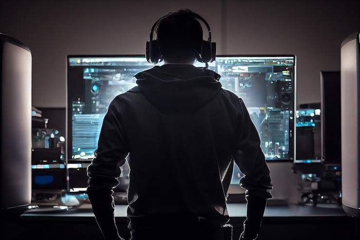 Premium Photo | Software developer programmer hacker coding scripts for ...