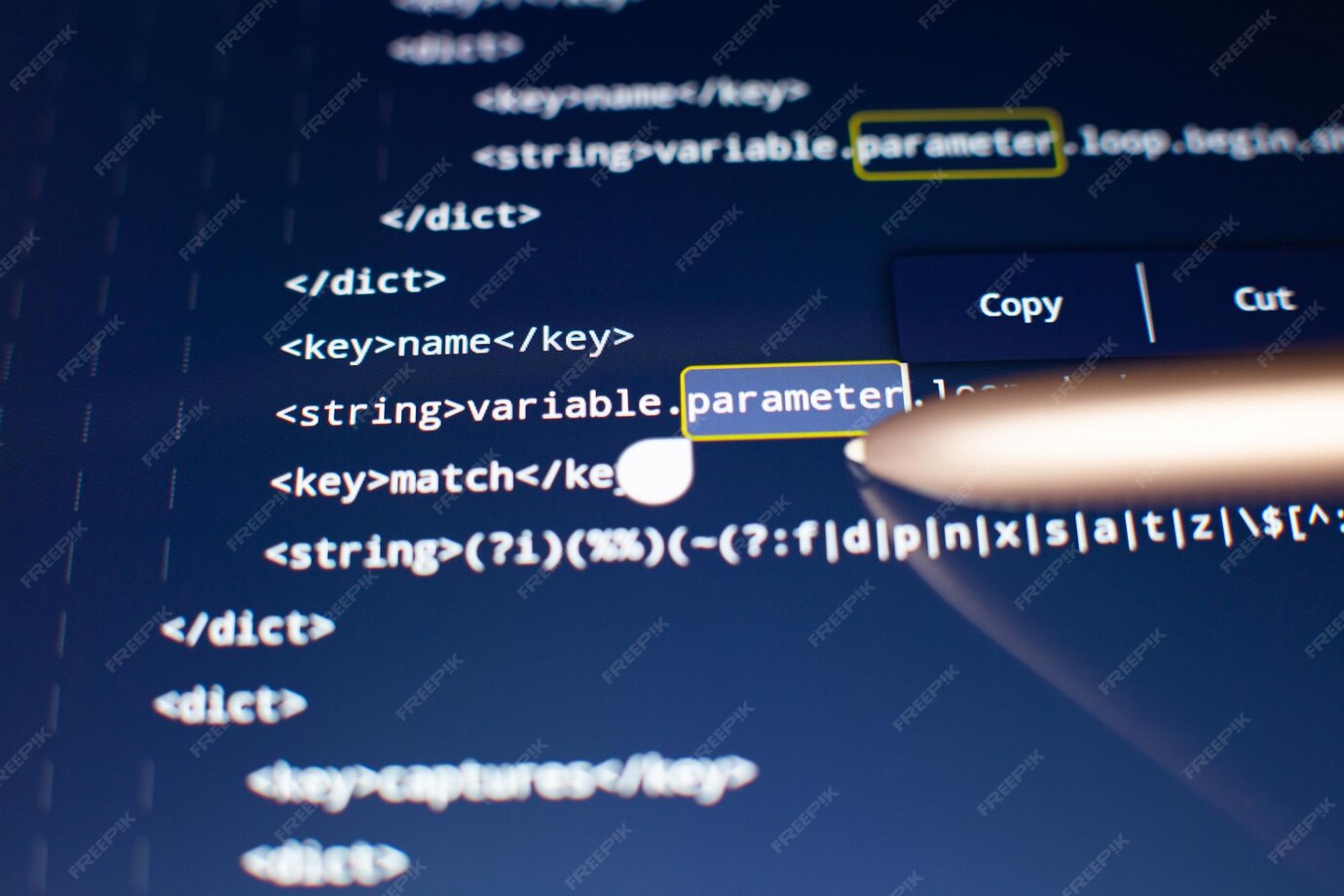 Premium Photo | Software developer programming code abstract computer ...