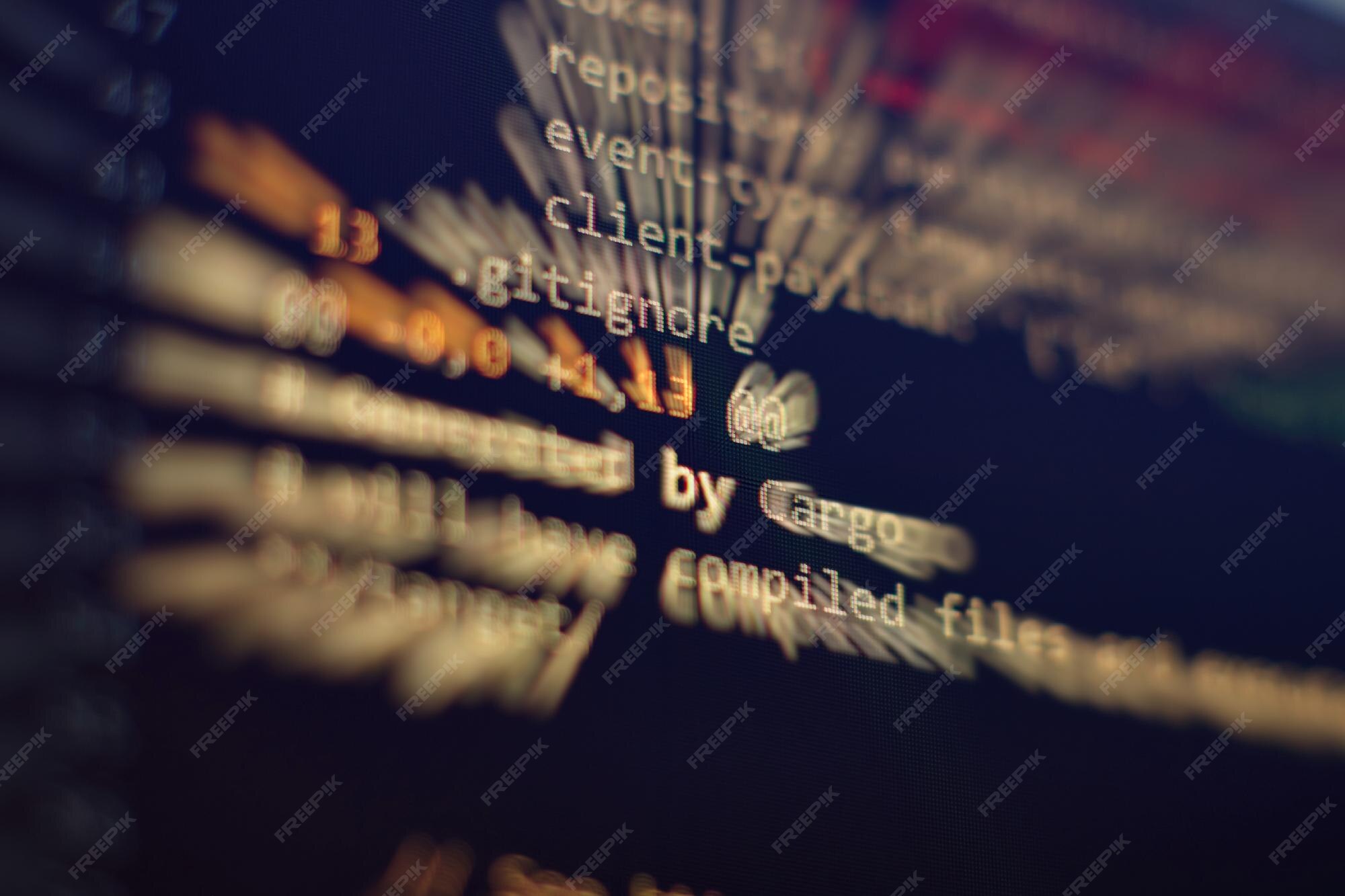 Premium Photo Software Developer Programming Code Abstract Computer