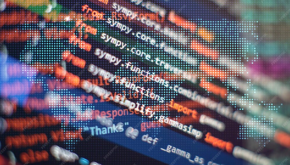 Premium Photo | Software developer programming code abstract computer ...
