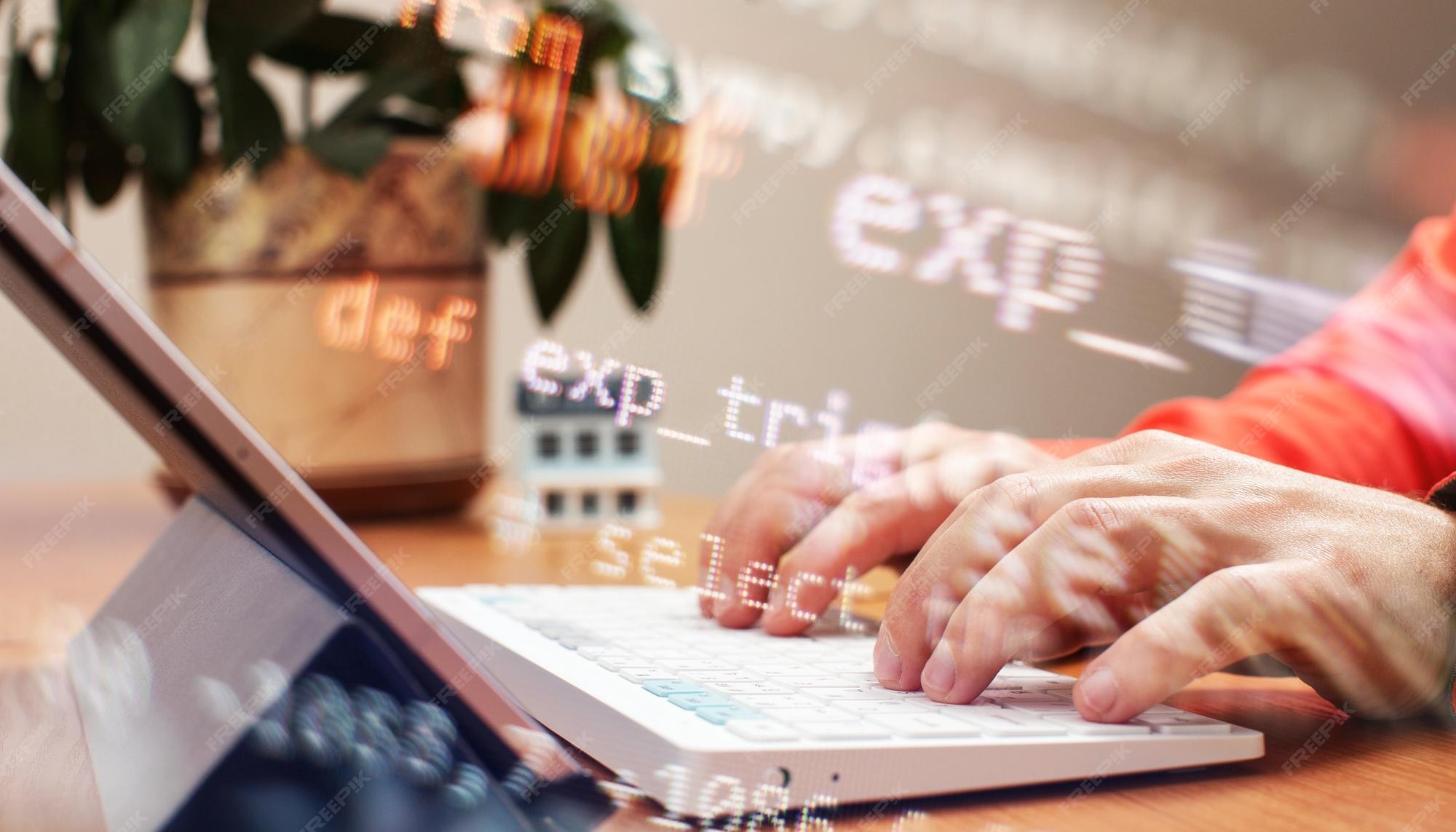 Premium Photo | Software developer programming code abstract computer script code selective focus