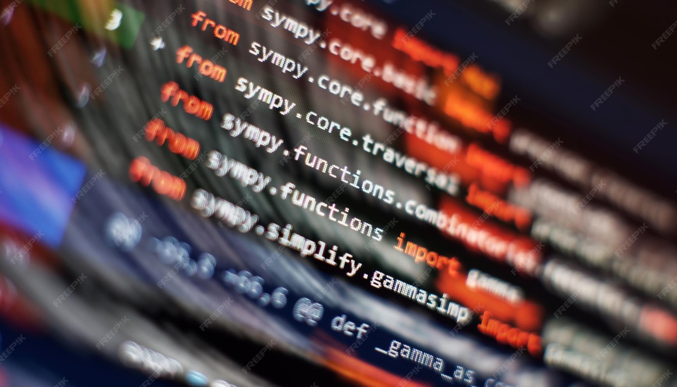 Premium Photo | Software developer programming code abstract computer ...