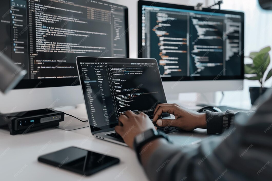 Premium Photo | Software Developing programming and coding technologies ...