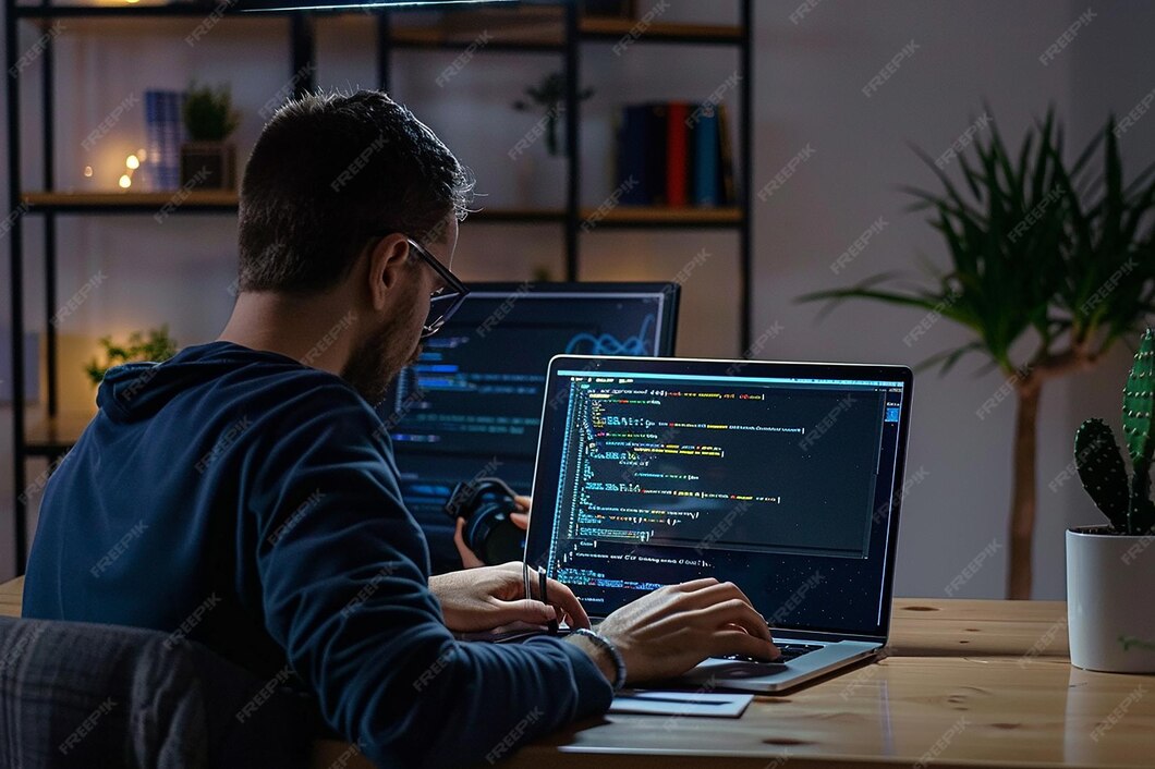 Premium Photo | Software Developing programming and coding technologies ...