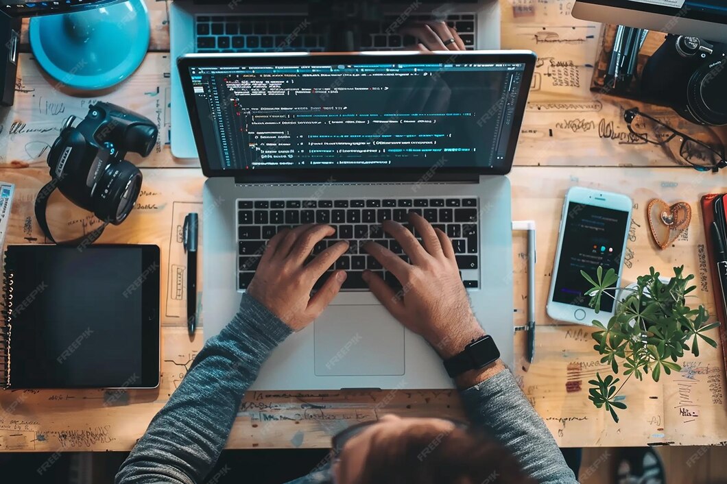 Software Developing Programming And Coding Technologies Website Design Cyber Space Concept