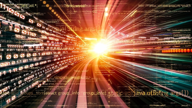 Premium Photo | Software development application programming code and ...