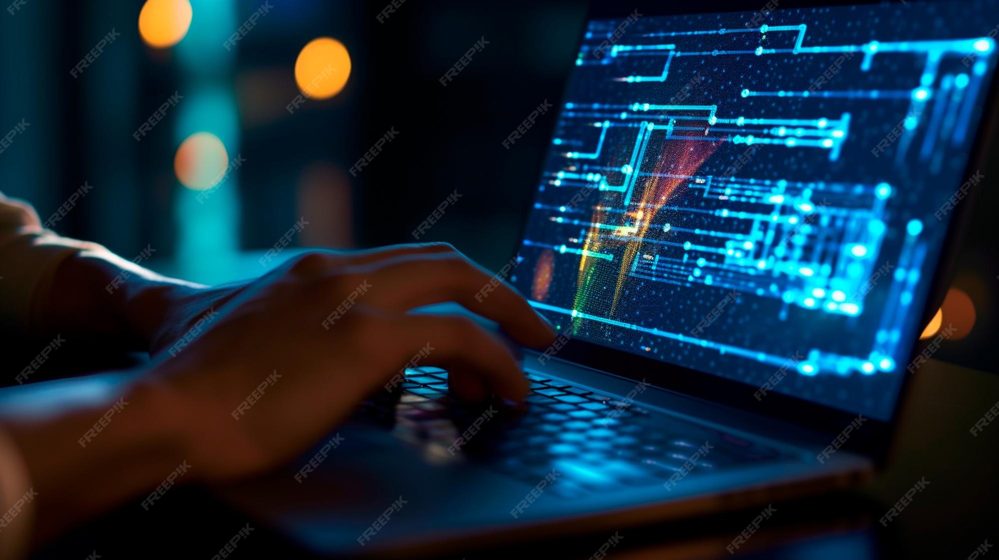 Premium AI Image | software development concept Coding programmer software engineer working on ...