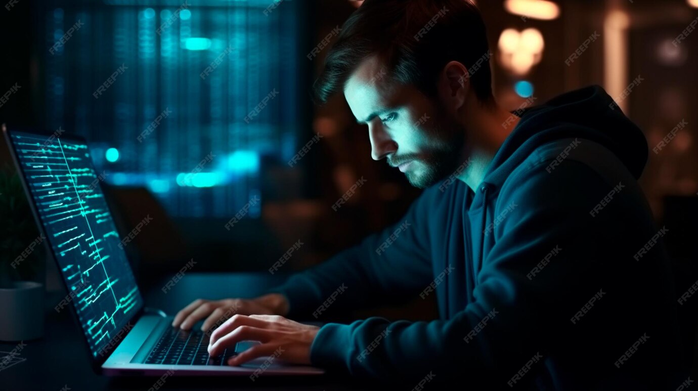 Premium Photo | Software development concept coding programmer software engineer working on ...