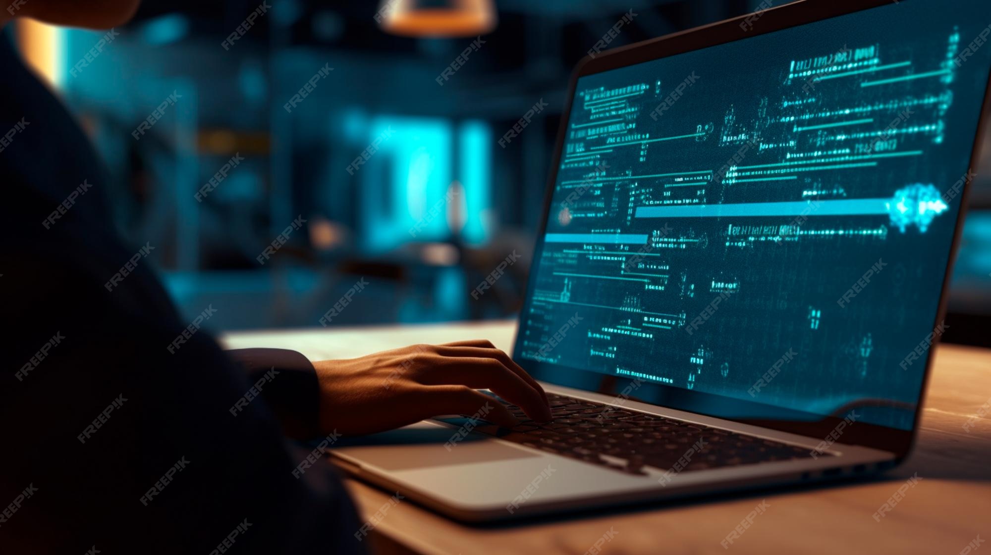 Premium Photo | Software development concept coding programmer software engineer working on ...