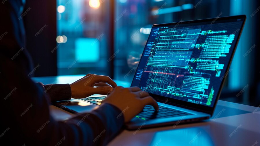 Premium Photo | Software development concept coding programmer software ...