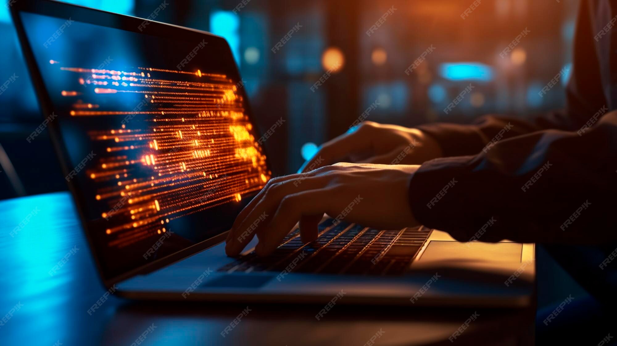 Premium Photo | Software development concept Coding programmer software engineer working on ...