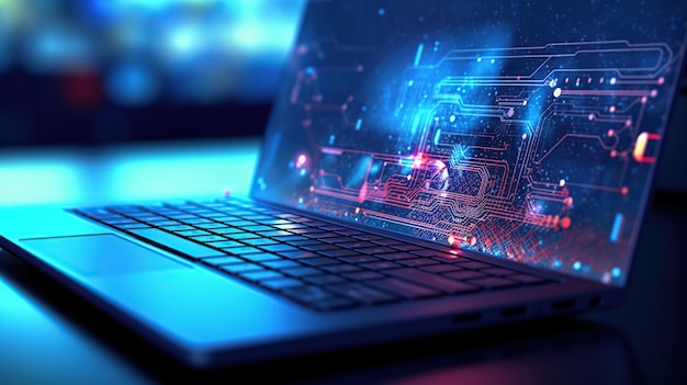 Premium AI Image | Software development conceptual Creating computer ...