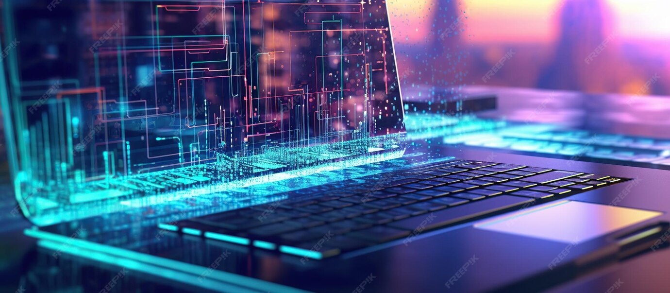 Premium Photo | Software development conceptual Creating computer ...