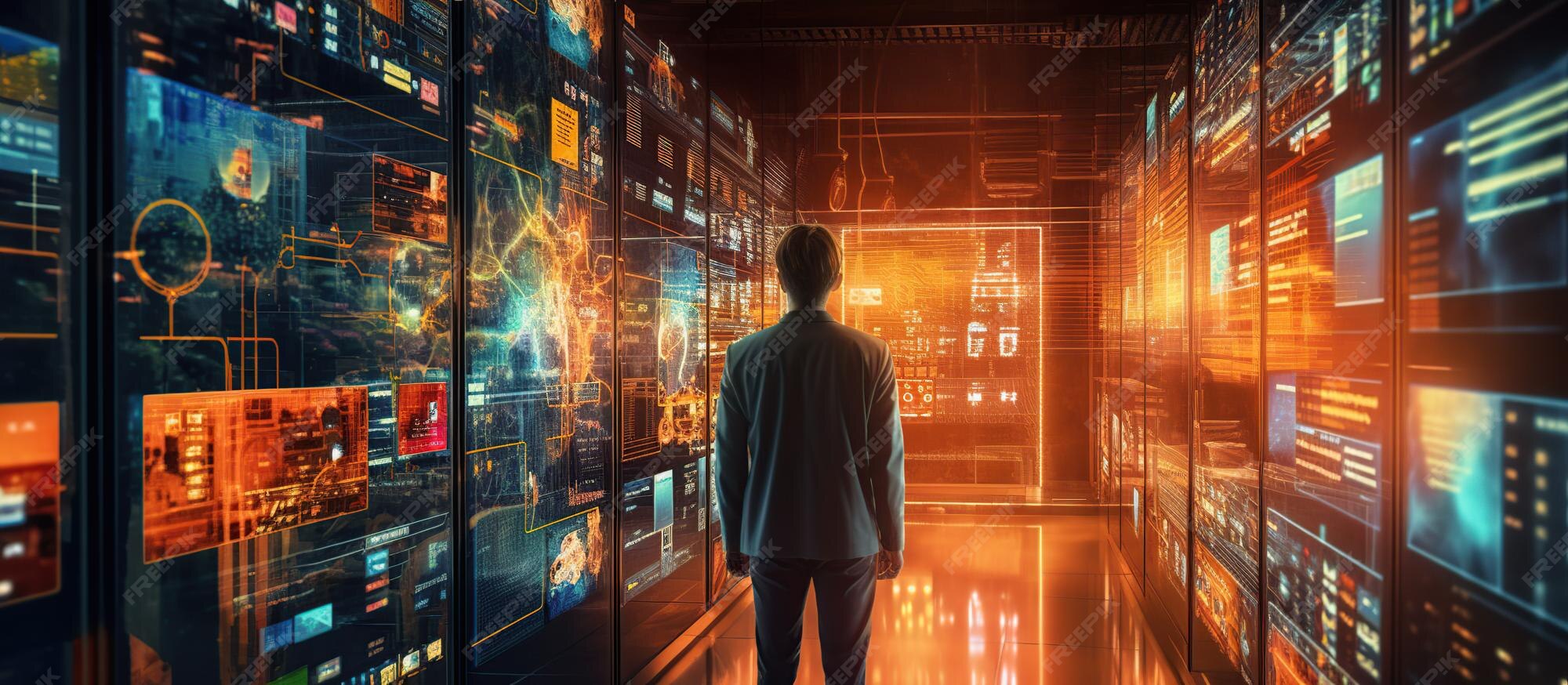 Premium AI Image | Software development Programming coding and software