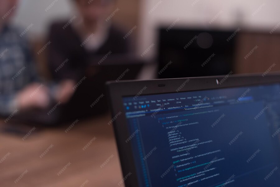 Premium Photo | Software development software source code programming code writing programming ...