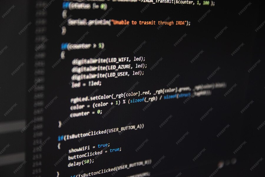 Premium Photo | Software development software source code programming code