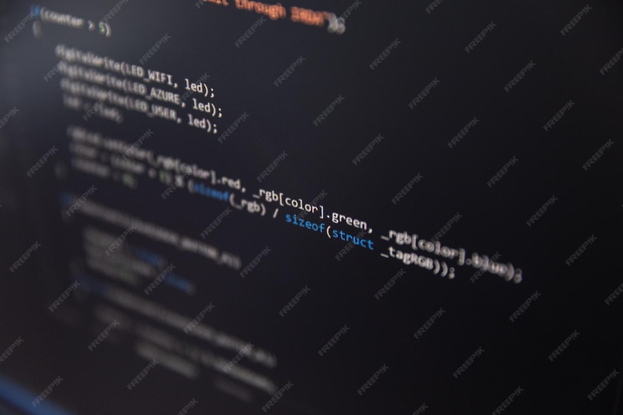 Premium Photo | Software development software source code programming code