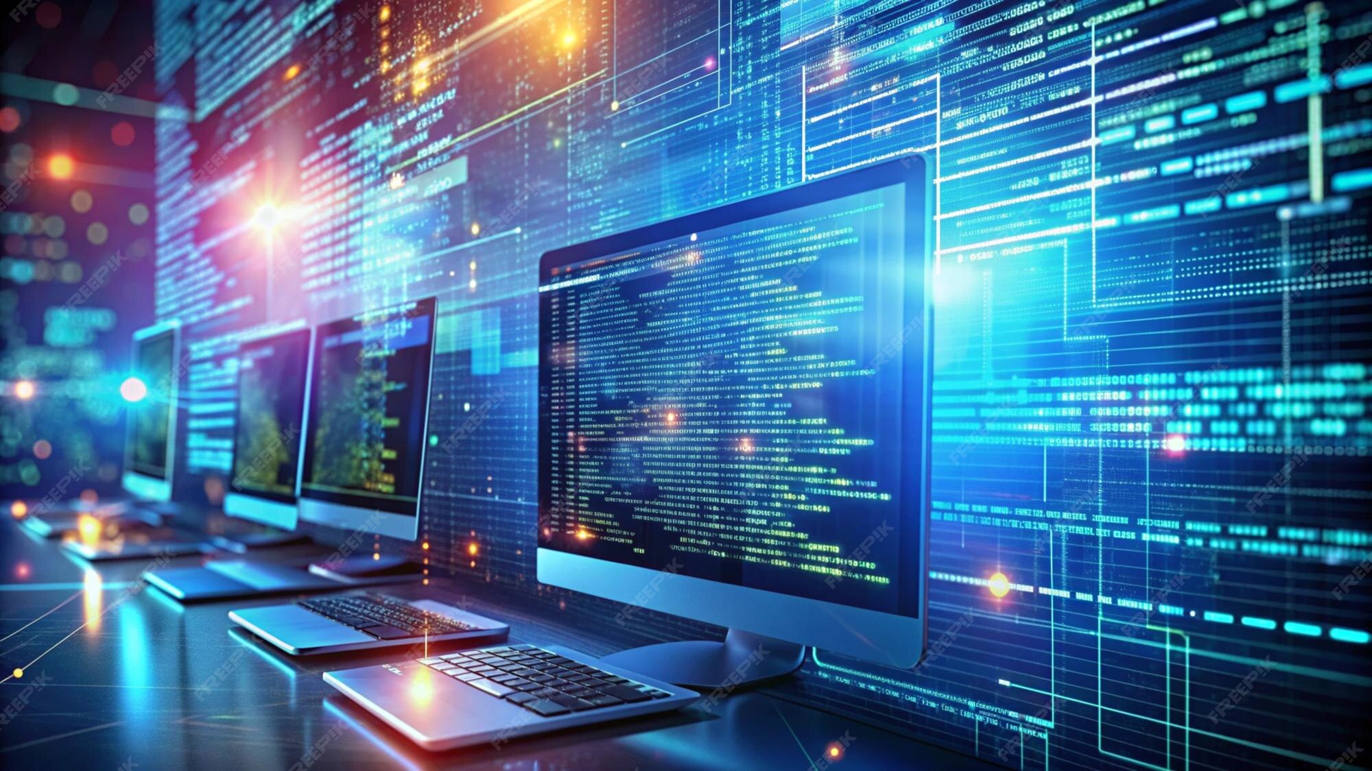 Software Source Code Program Code Code On A Computer Screen Premium Ai Generated Image