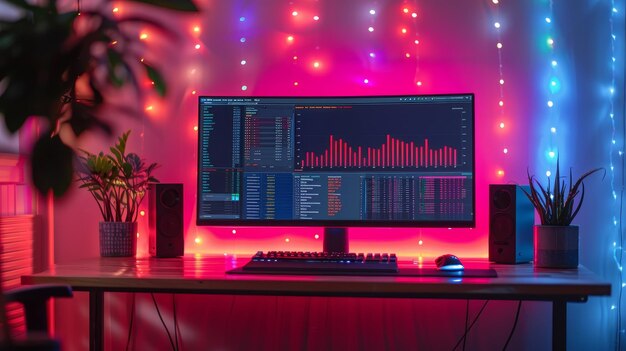 Premium Photo | Software technology concept Abstract icons diagrams ...