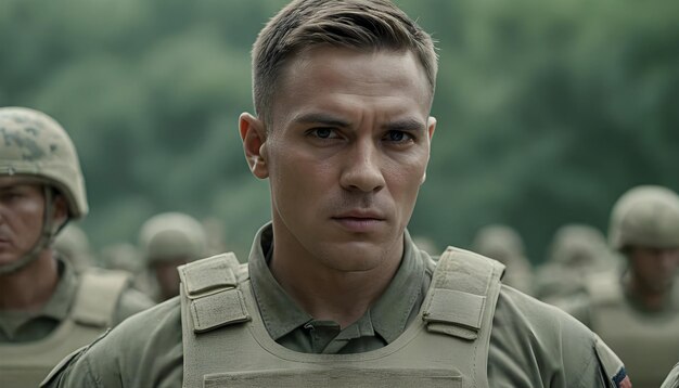 Premium Photo | Soldier in uniform Ai Premium Photo | Soldier in uniform Ai
