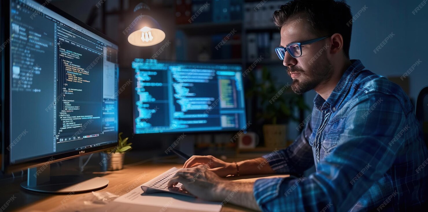 Premium Photo | Solving Coding Challenges Software engineer using a debugger tool concept