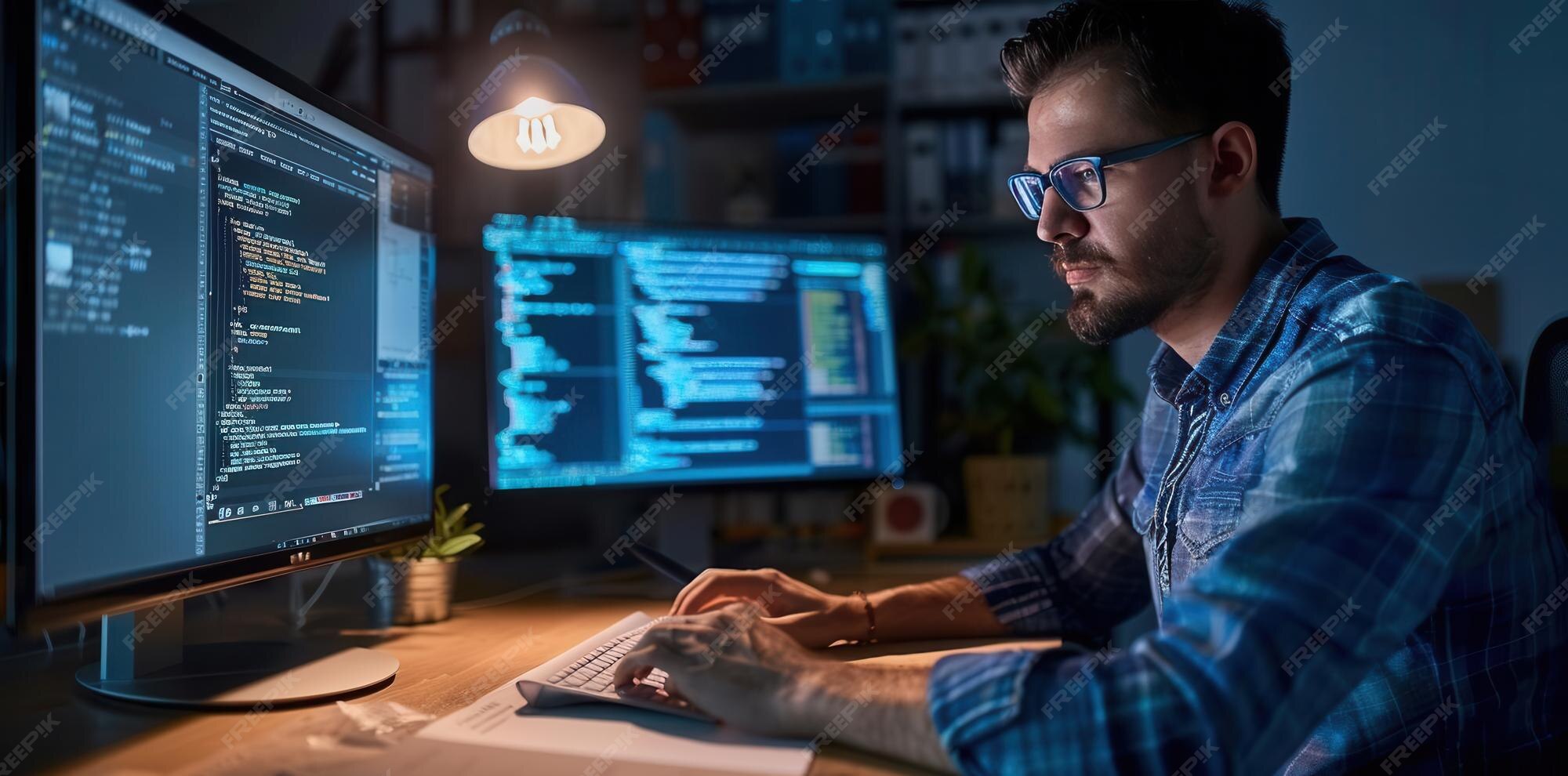 Premium Photo | Solving Coding Challenges Software engineer using a debugger tool concept