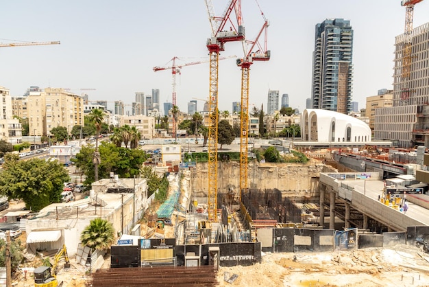 Premium Photo | Somail complex in tel aviv construction work on the new ... Premium Photo | Somail complex in tel aviv construction work on the new ...