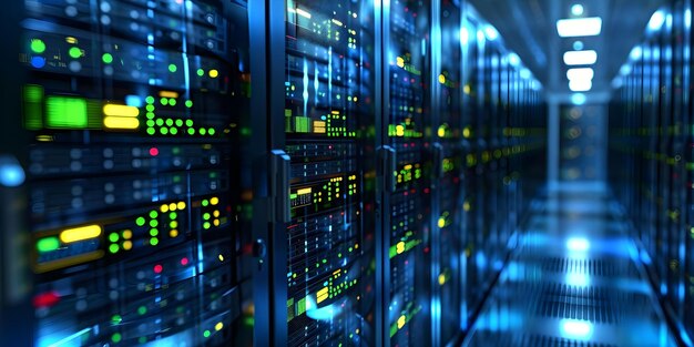 Premium Photo | Specializing in HighSpeed Data Transfer IT Engineer at a Large Database Server ...