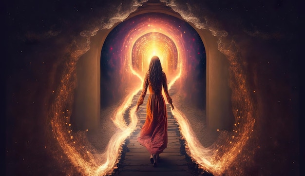 Premium AI Image | Spiritual and wellness journeys ai generate Premium AI Image | Spiritual and wellness journeys ai generate