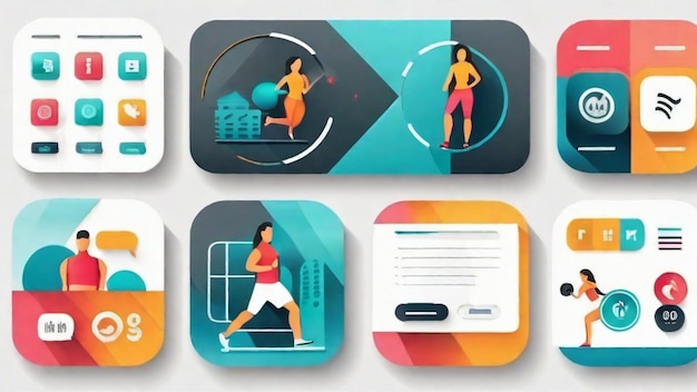 Staying Fit with CuttingEdge Fitness Apps | Premium AI-generated image Staying Fit with CuttingEdge Fitness Apps | Premium AI-generated image
