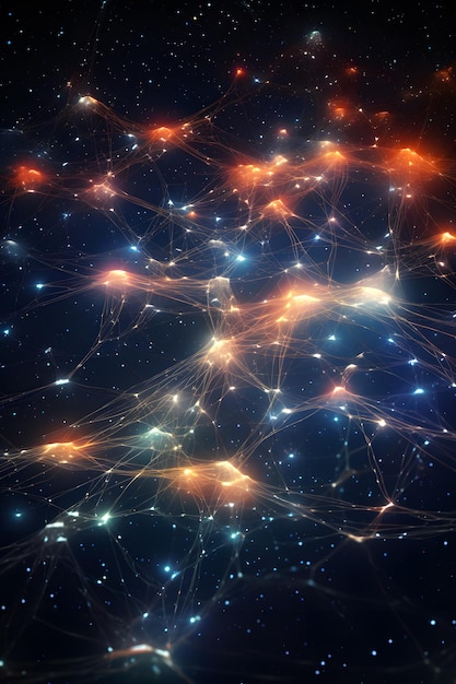 Premium Photo | Stellar Synapses Cosmic Neural Network Premium Photo | Stellar Synapses Cosmic Neural Network
