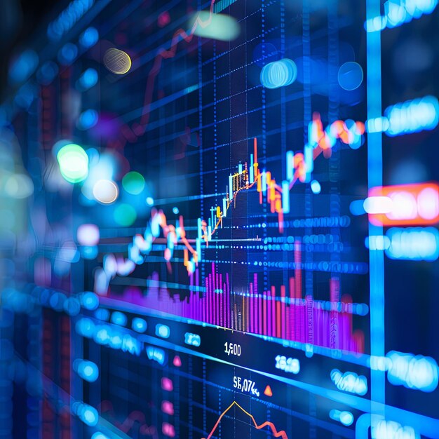 Premium Photo | Stock Market Dynamics Displayed on Digital Interface Premium Photo | Stock Market Dynamics Displayed on Digital Interface