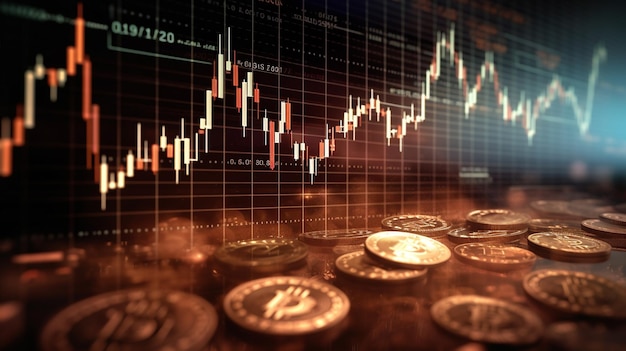 Premium AI Image | Stock market or forex trading graph and candlestick ... Premium AI Image | Stock market or forex trading graph and candlestick ...