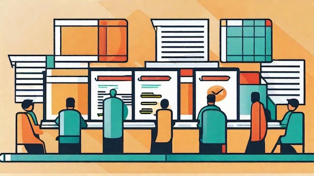 Premium AI Image | Strategic Planning Meeting Premium AI Image | Strategic Planning Meeting
