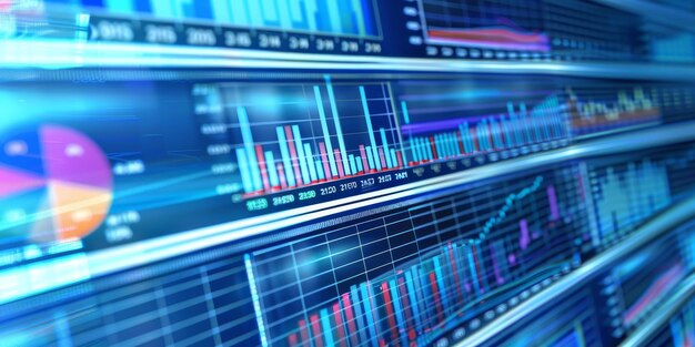 Strategically positioned key performance indicators on a business ... Strategically positioned key performance indicators on a business ...