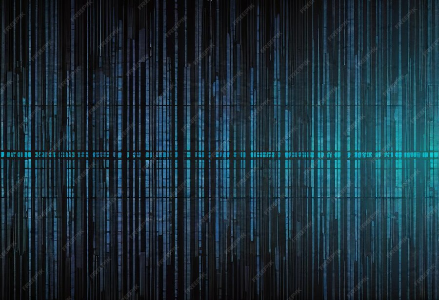 Premium Photo | Stream of binary matrix code on the screen computer ...