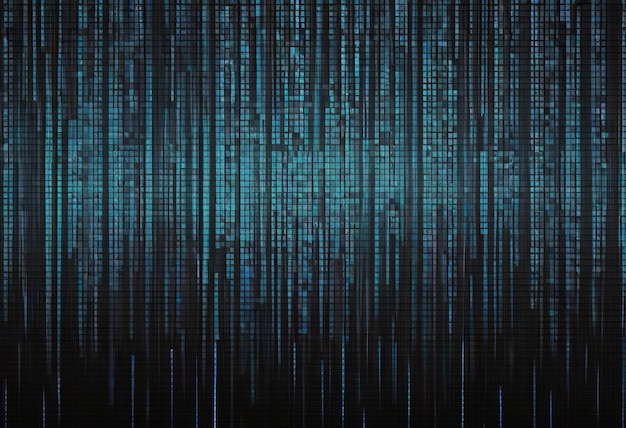 Premium Photo Stream Of Binary Matrix Code On The Screen Computer Matrix Numbers Concept Of