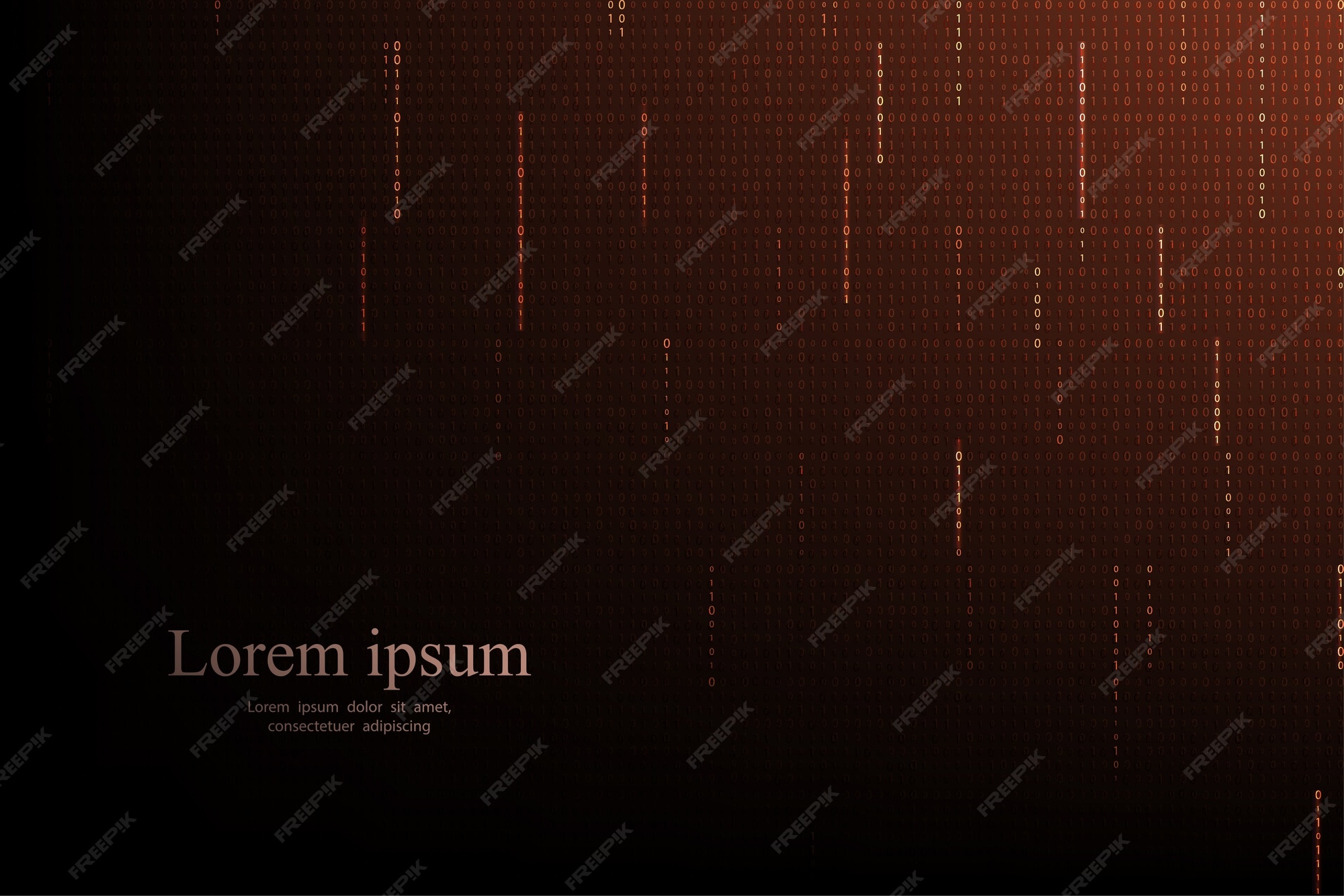 Premium Photo Streaming Binary Code Background Data And Technology