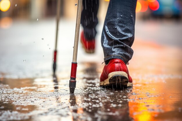 Premium AI Image | Striding legs showcase the art of Nordic walking ... Premium AI Image | Striding legs showcase the art of Nordic walking ...